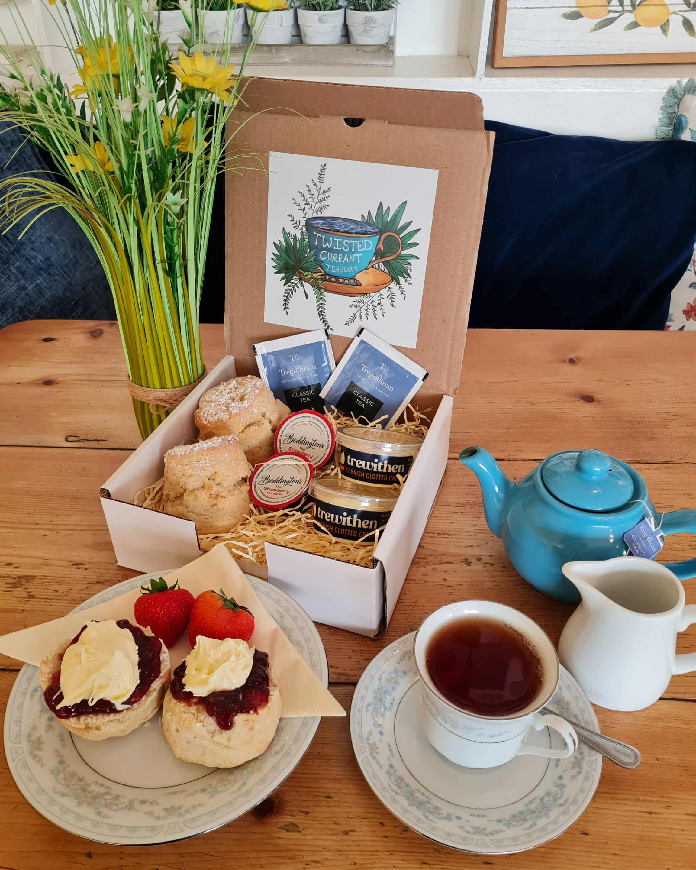 Cornish Cream Teas By Post | Cornish Cream Tea | Porthleven Hampers